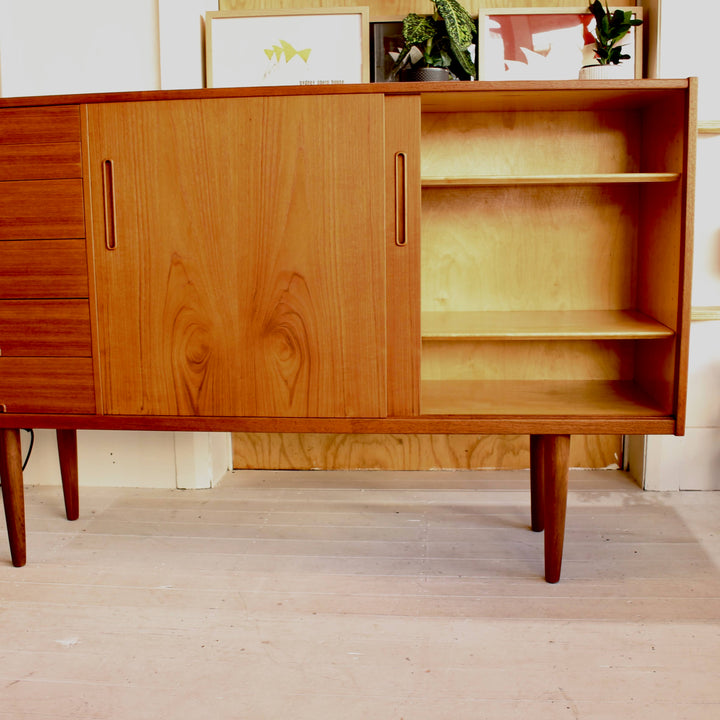 Nils Jonsson teak buffet. Model 'Florens'. – Juliet's Balcony